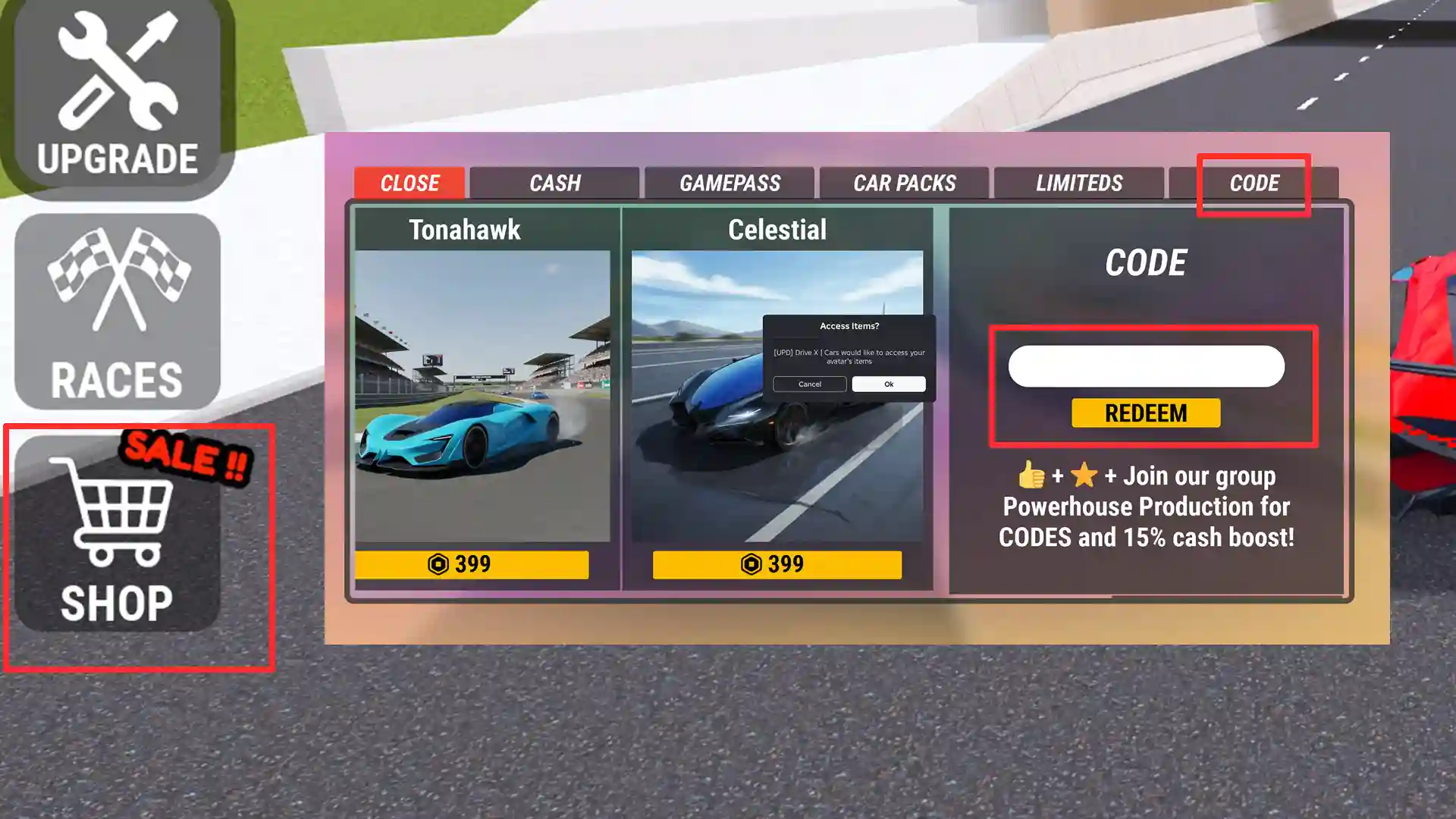 drive x codes - Game News- Betmap